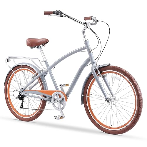sixthreezero EVRYjourney Men's Hybrid Cruiser Bike, 21-Speed Step ...