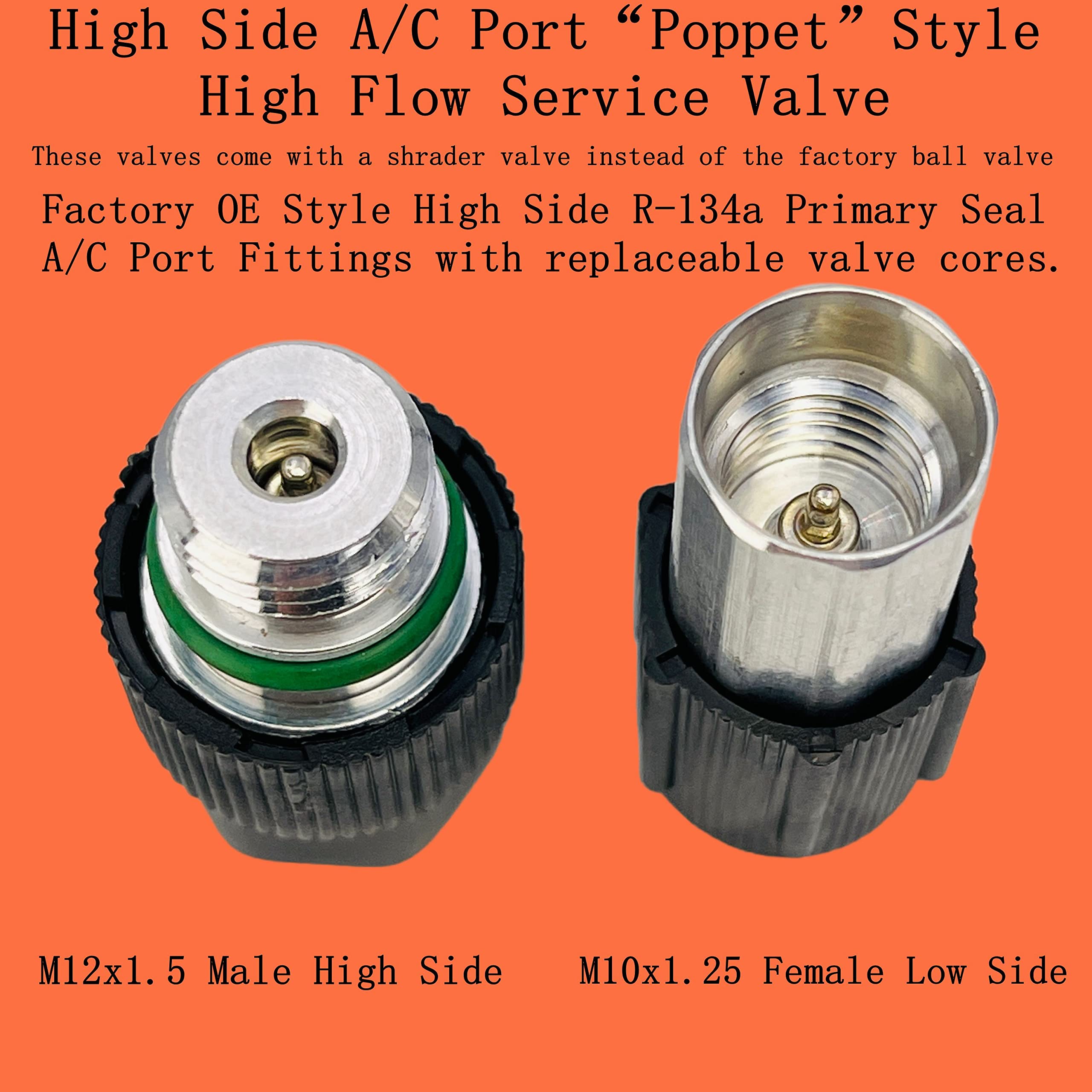 Mua Air Conditioning Valve Core Kit | Cap & Valve AC R12 R134a Teflon ...