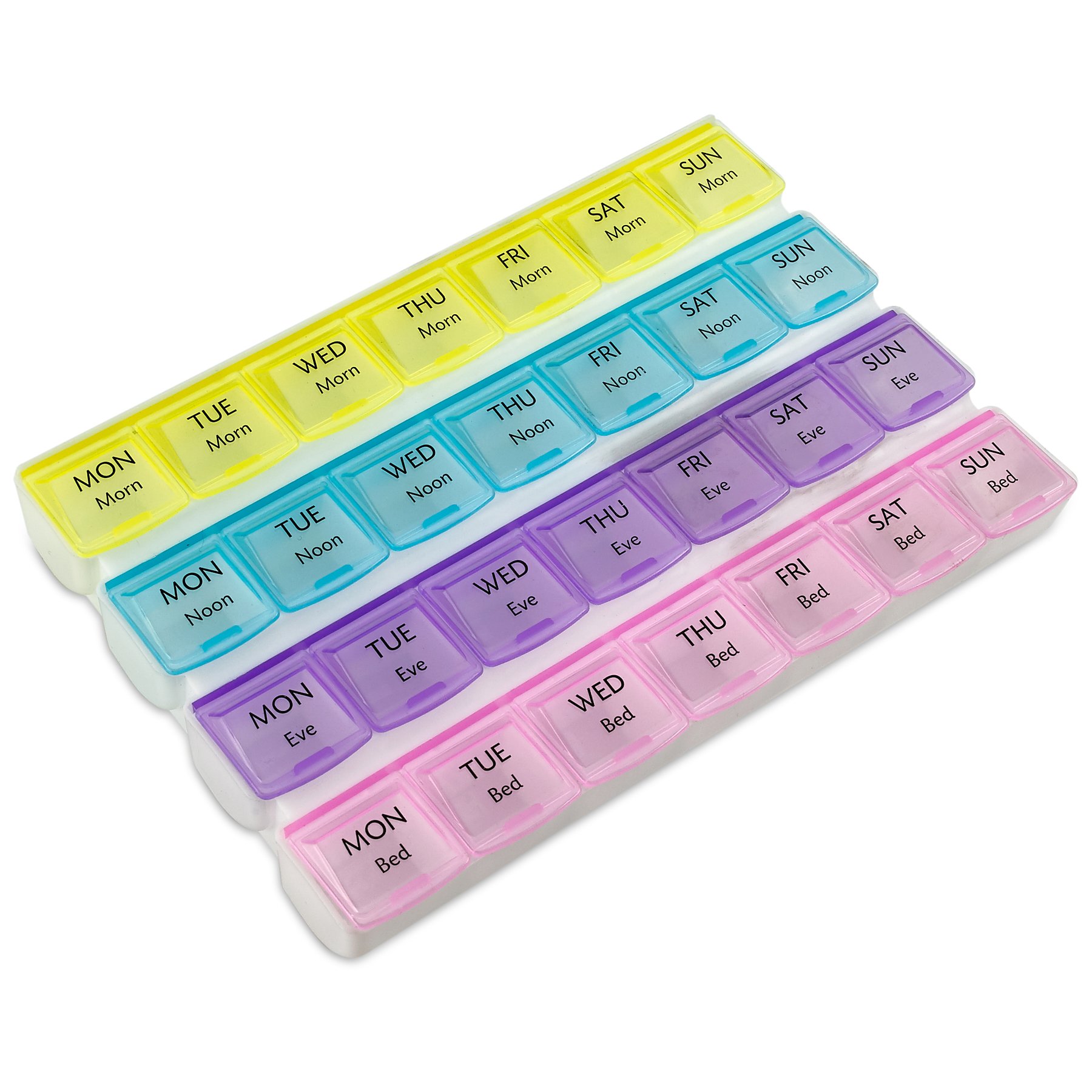 Amazon.com: MEDca Weekly Pill Organizer, Twice-a-Day, PACK OF 2: Health ...