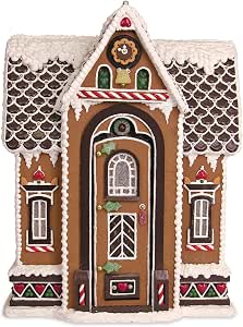 Amazon.com: Byers' Choice Santa's Chalet Gingerbread House : Home & Kitchen