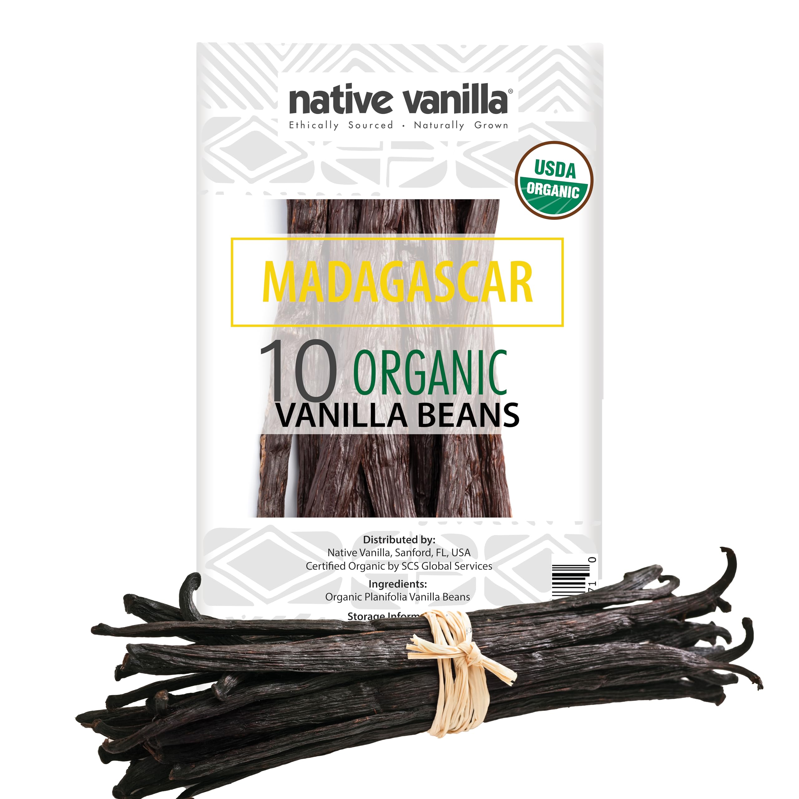 Mua 10 Organic Madagascar Vanilla Beans - Grade A Premium Vanilla Pods ...