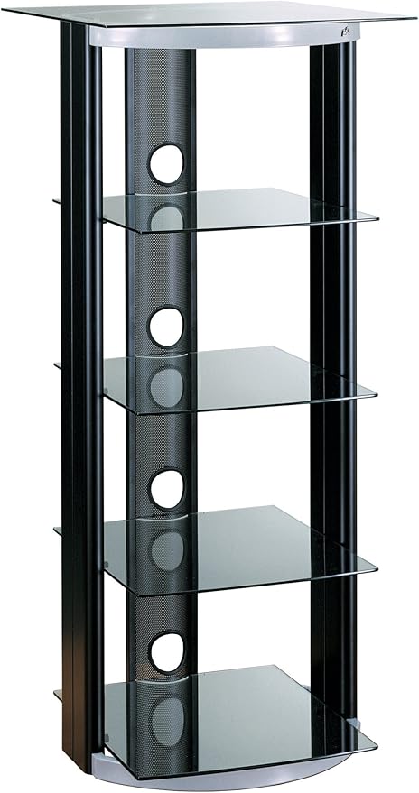 Amazon.com: Bell'O AT-2567 Two-Tone Audio Tower (Black/Silver): Home ...
