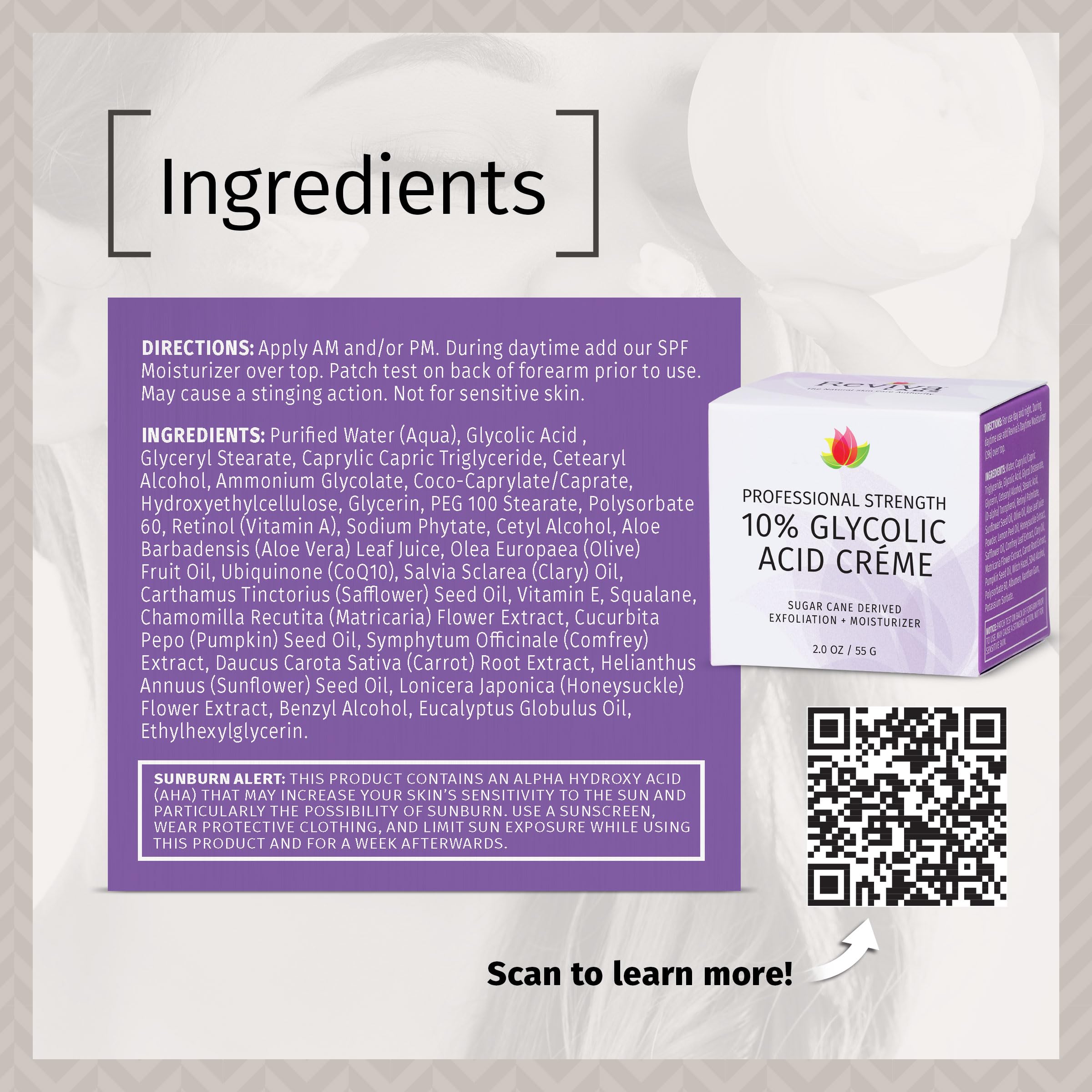 Mua Reviva Labs 10% Glycolic Acid Creme Daily Moisturizer and Mild ...