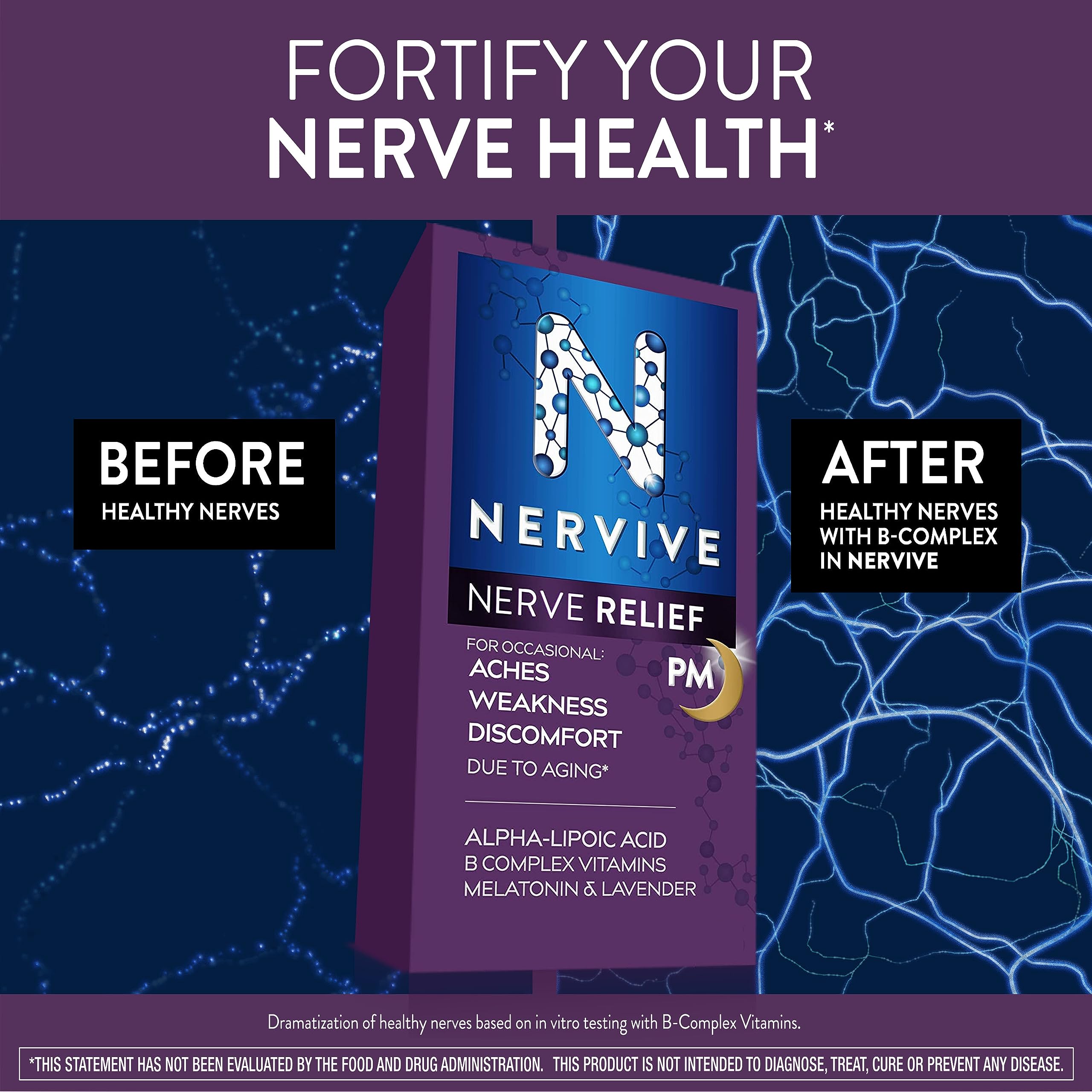 Mua Nervive Nerve Relief PM, with Alpha Lipoic Acid, to help Reduce ...