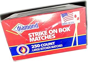 Amazon.com: Diamond STRIKE ON BOX matches 2 Boxes (500 Matches ...