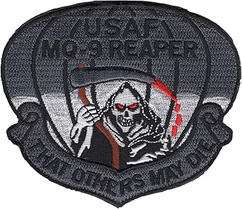 Amazon.com: MQ-9 Reaper That Others May Die Patch Hook And Loop: Clothing
