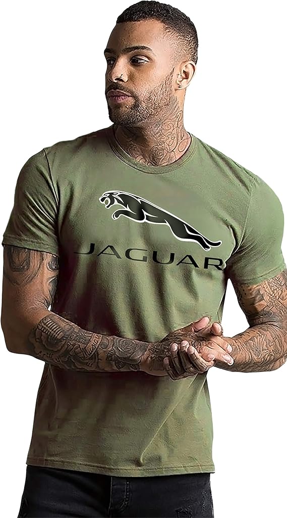 Genuine Jaguar Mens T-Shirt top E F S X XE XJ XF XKR Type Pace Racing ...