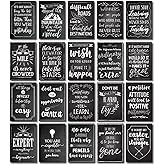 Amazon.com: Whaline 20 Pack Motivational Classroom Posters, Chalkboard ...