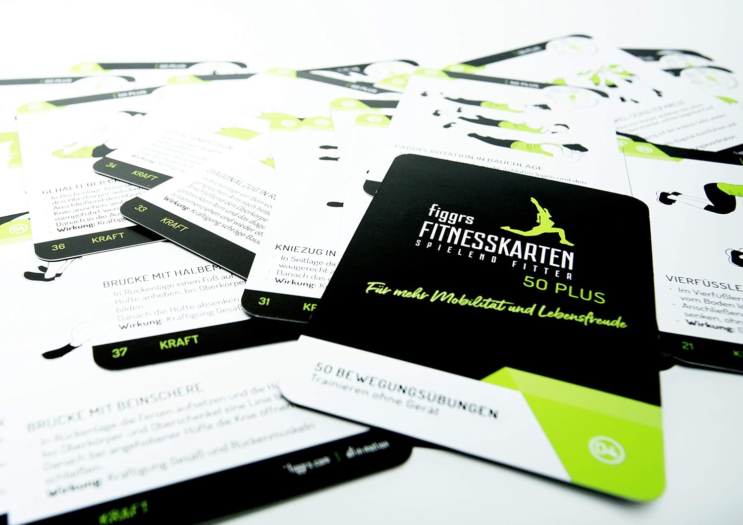 figgrs Training Cards in German – Fit & Vital 50 Plus I 50 Fitness ...