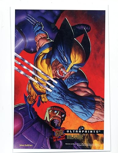 Marvel Comics 95 Fleer Ultra X-Men UltraPrints Wolverine in Oman ...