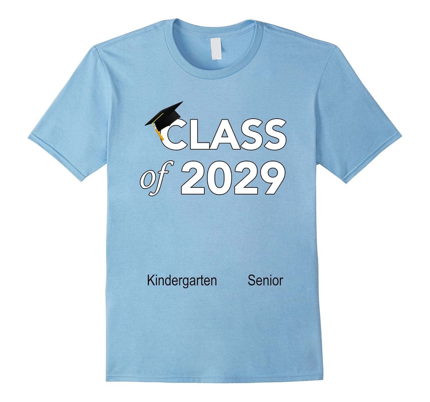Class of 2029 Graduation Handprint T-Shirt Shirt Hand Print-TH – TEEHELEN