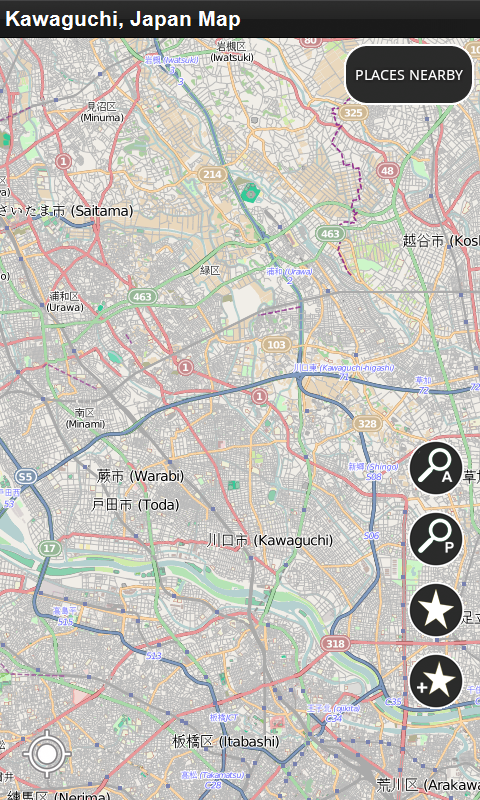 Kawaguchi, Japan - Offline Map:Amazon.com:Appstore for Android