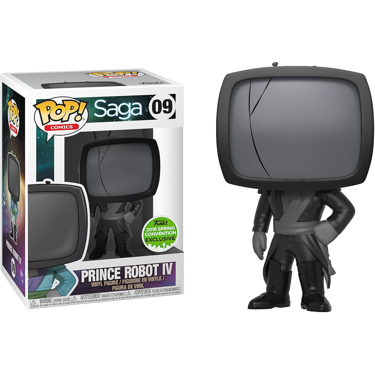 FunKo Pop! Comics Saga Prince Robot IV # 9 (Trauer) VInyl Figur Smaragd ...
