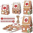 Amazon.com: Woanger 24 Empty Advent Calendar Boxes to Fill, Christmas ...