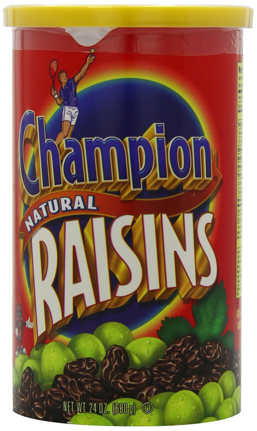 Amazon.com : Champion Raisins Canister, 24-Ounce (Pack of 6) : Grocery ...