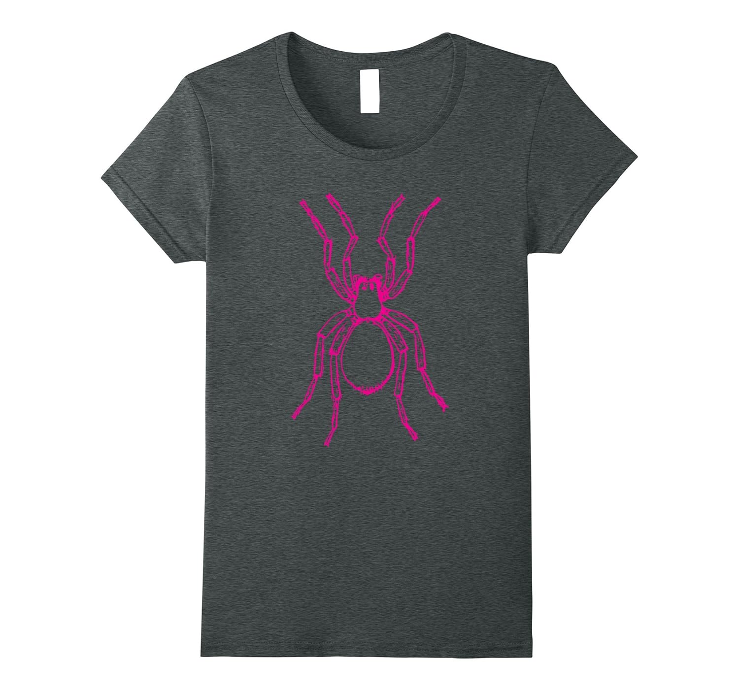 Magenta Spider T Shirt Moth Web Scary Bug Venom Insect Lover