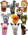 Amazon.com: Get Ready Kids Bigmouth Animal Puppets, Set of 10: Toys & Games