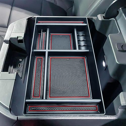 JKCOVER Center Console Organizer Tray Compatible with 2019-2024 Chevy ...