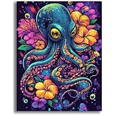 Amazon.com: SENQAO Animal Diamond Painting Kits for Adults, Octopus DIY ...