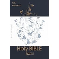 ESV Holy Bible with Apocrypha, Anglicized Deluxe Leatherette Edition ...