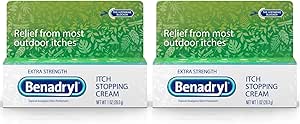 Amazon.com: Benadryl Extra Strength Anti Itch Cream 1 Oz Tube (Pack of ...