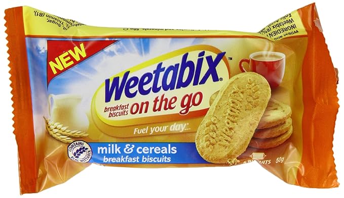 Weetabix Breakfast Biscuits Milk and Cereals 50 g (Pack of 16): Amazon ...