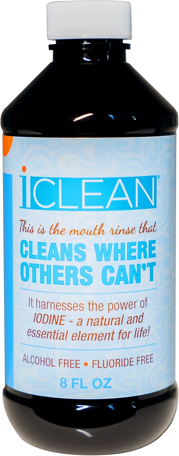 Amazon.com: iCLEAN Mouthwash, Fluoride Free, Alcohol Free, Harnesses ...