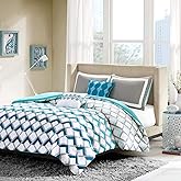 Amazon.com: Intelligent Design Cozy Comforter Set Geometric Design ...
