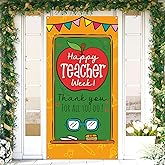 Amazon.com: Sunwer Thank You Teachers Door Cover Teacher Appreciation ...