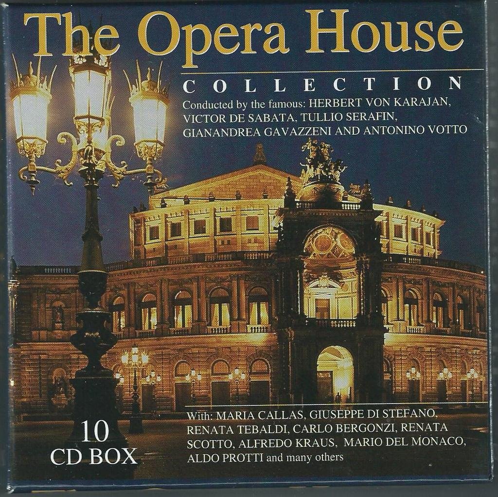 The Opera House collection Box set: Tosca La Boheme Rigoletto Otello La ...