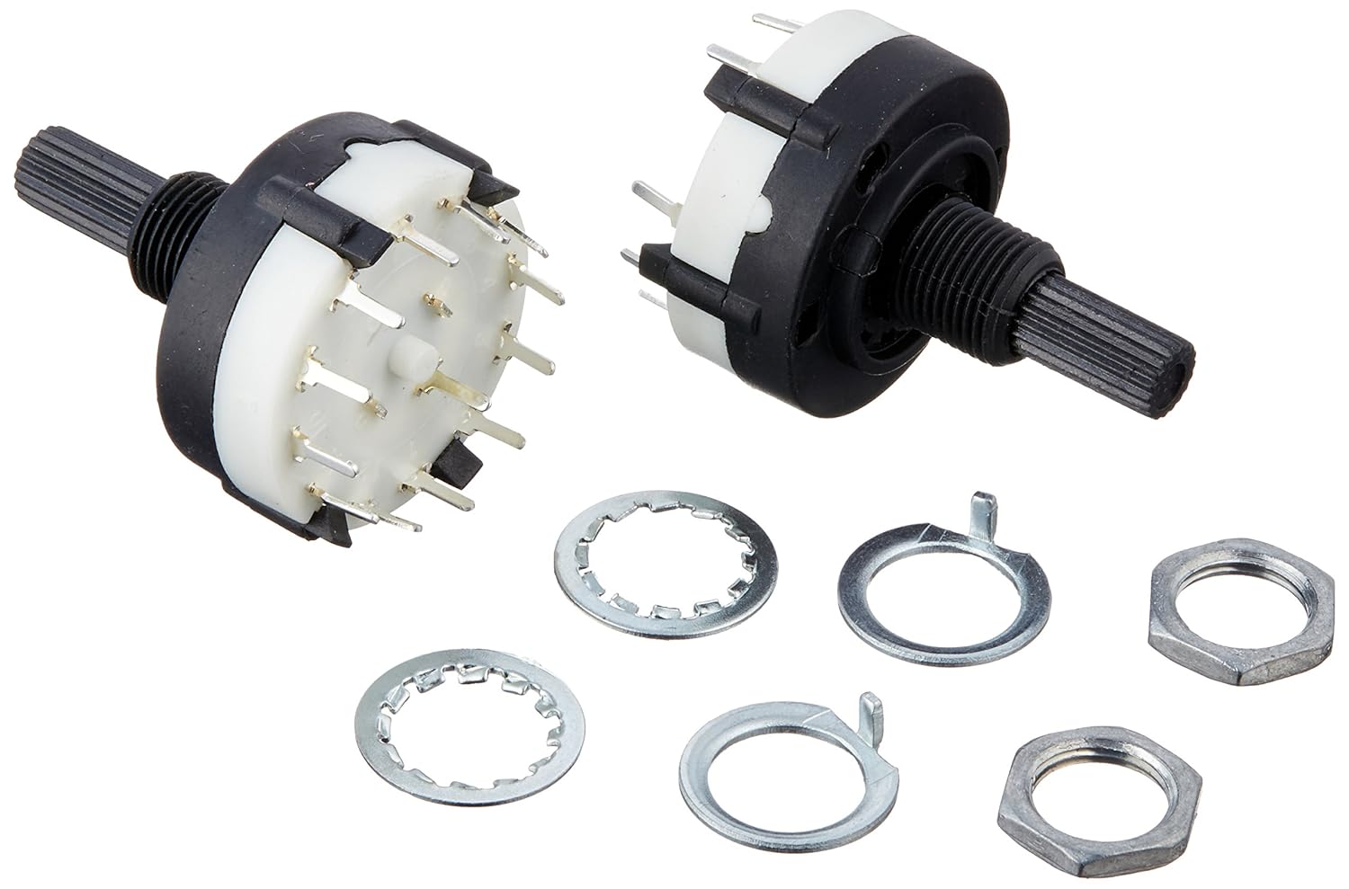 2Pcs 1 Pole 12 Position 1P12T Soldering Lug Selector Rotary Switch ...