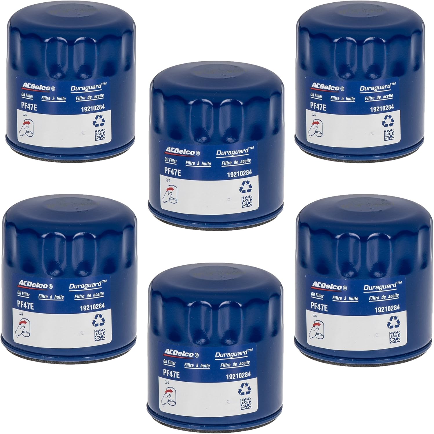 Amazon.com: OEM NEW ACDelco Engine Oil Filter PF47E Pack of 6 GM Cars ...