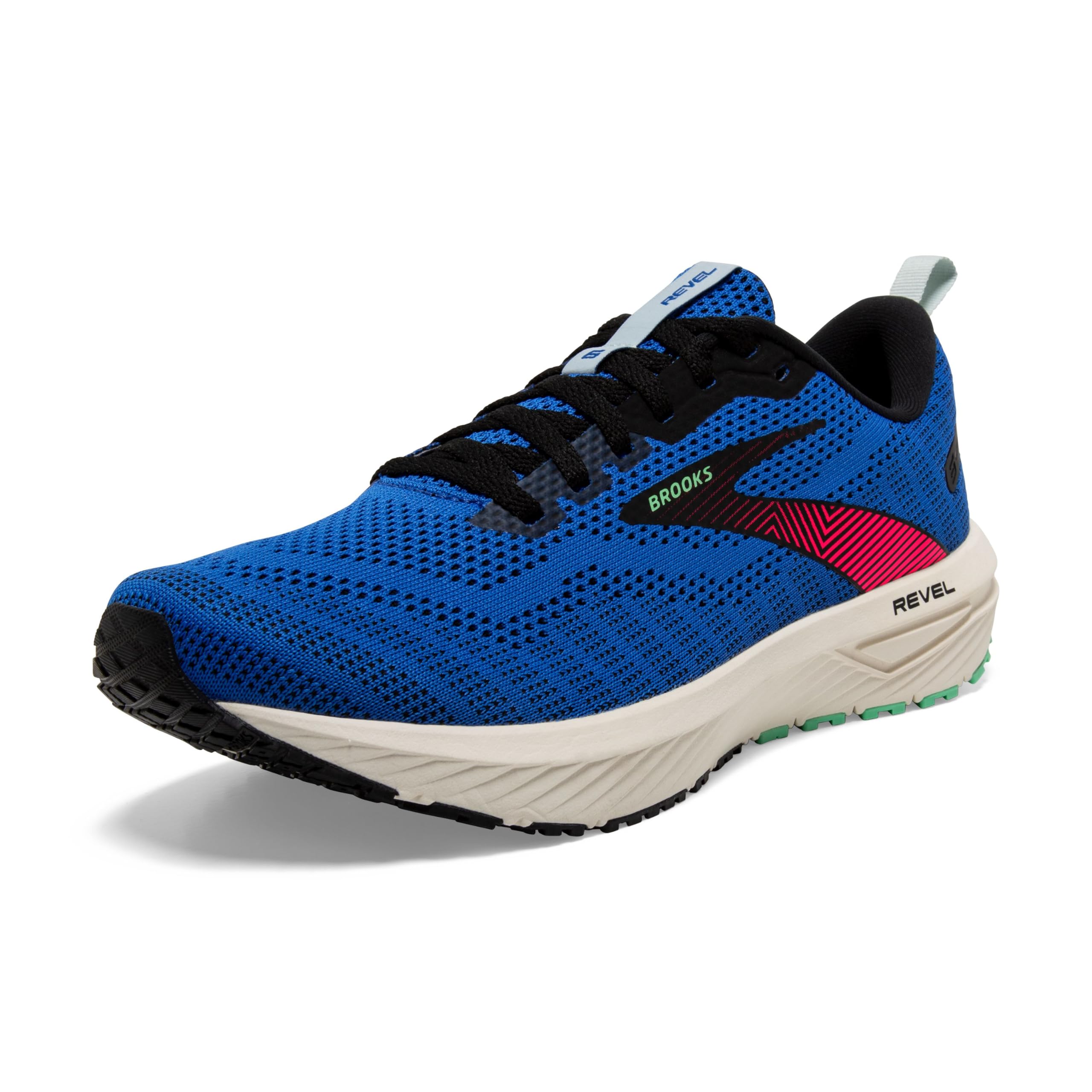 Brooks Men’s Revel 6 Neutral Running Shoe - Victoria Blue/Black/Spring ...