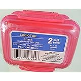 Amazon.com: Mini Lock-Top Snack Containers, set of 6, colors may vary ...