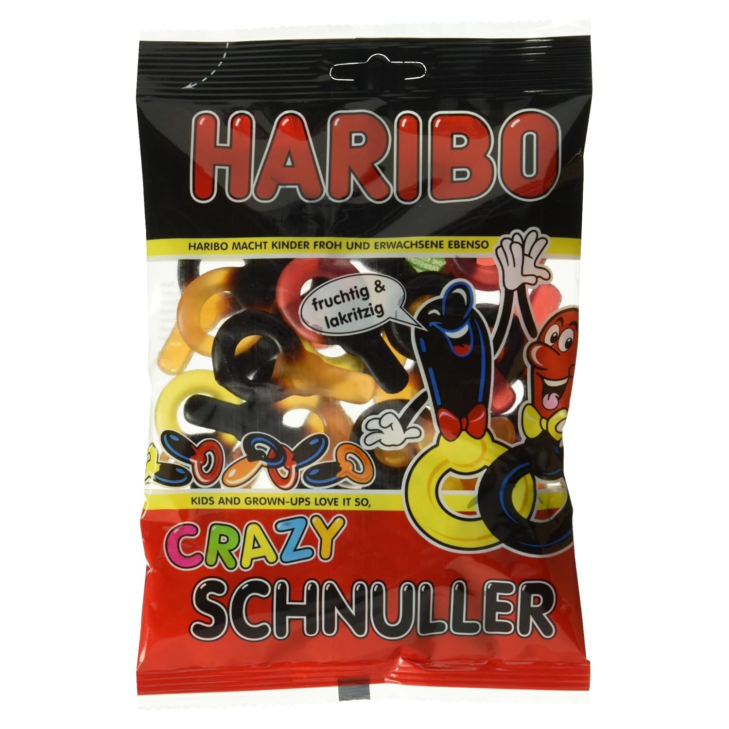 Haribo Crazy Schnuller, 200 g: Amazon.de: Lebensmittel & Getränke