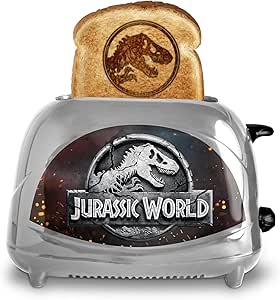 Amazon.com: Uncanny Brands Jurassic World 2-Slice Toaster- Toasts ...