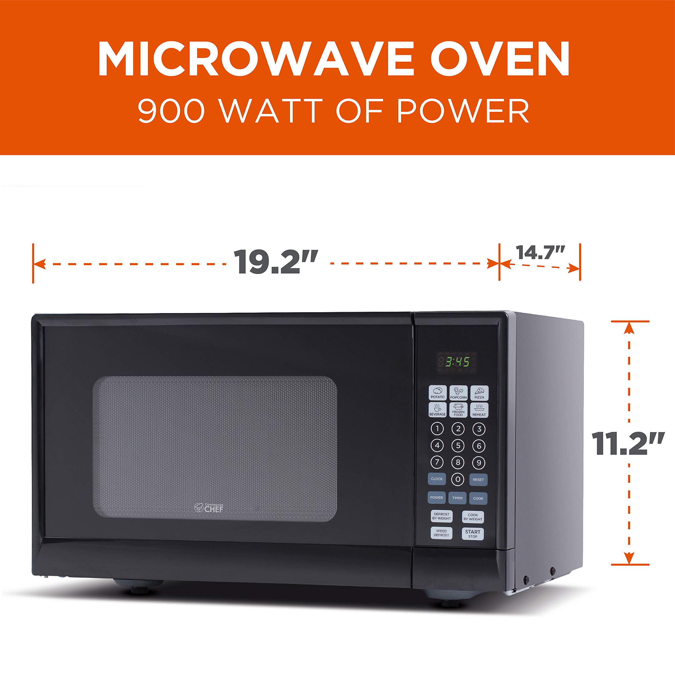 Mua 0.9 Cu Ft Microwave with 10 Power Levels, Push Button and Child ...