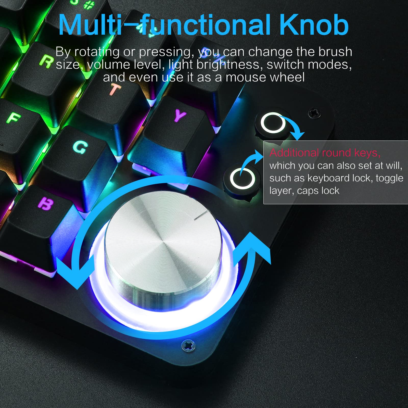 Mua Koolertron 24 Keys Programmable Keyboard，One Handed Macro ...