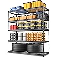Amazon.com: WORKPRO Heavy Duty Shelving - 5-Tier, 48'W x 24'D x 72'H ...