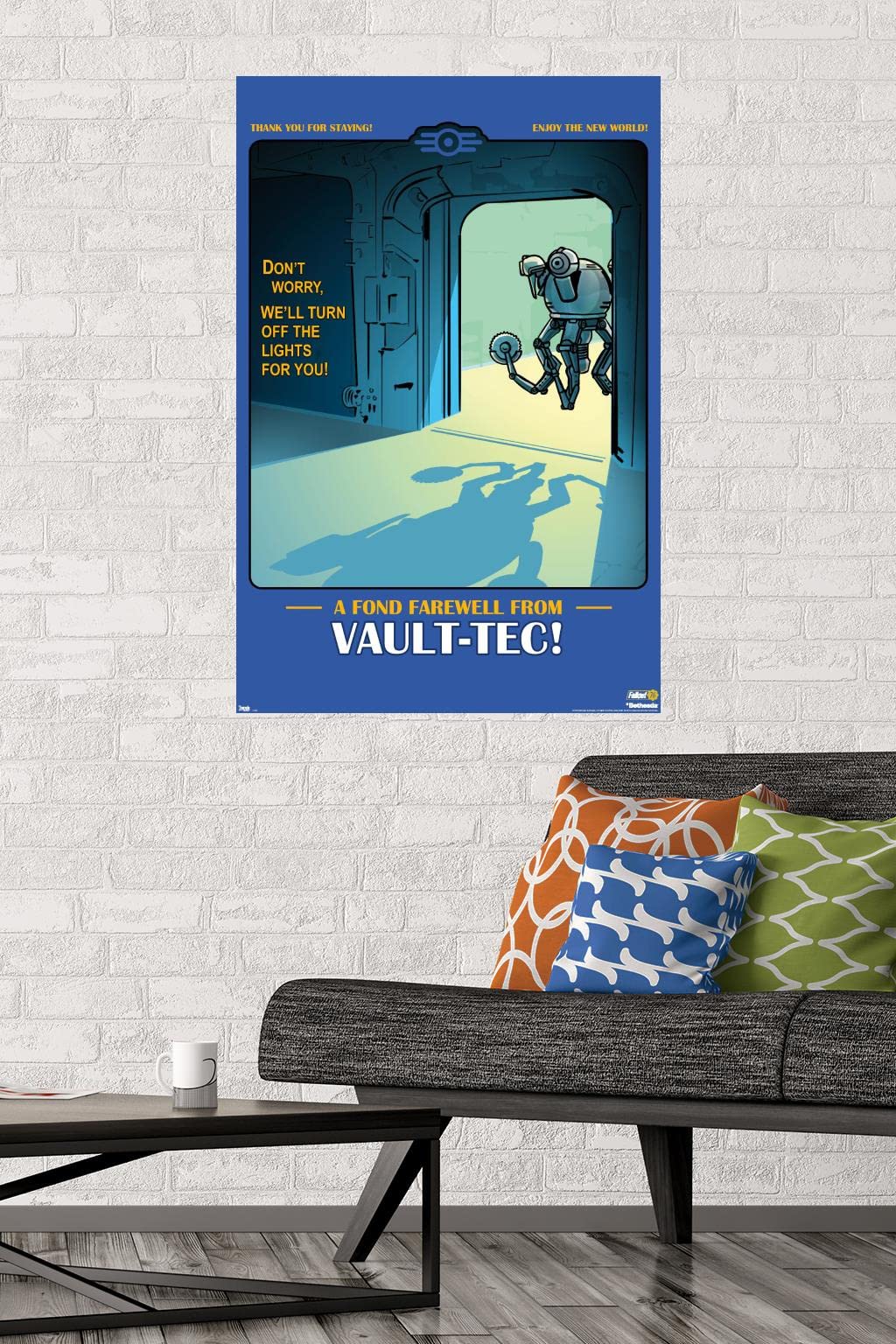 Trends International Fallout: 76 - Fond Farewell Wall Poster, 22.37" X ...