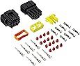 Amazon.com: uxcell a16010400ux0468 Car Sealed Electrical 8 Pin Way ...