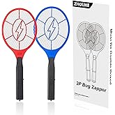 Amazon.com : DEVOGUE® Electric Fly Swatter Pack of 2 Bug Zapper Battery ...