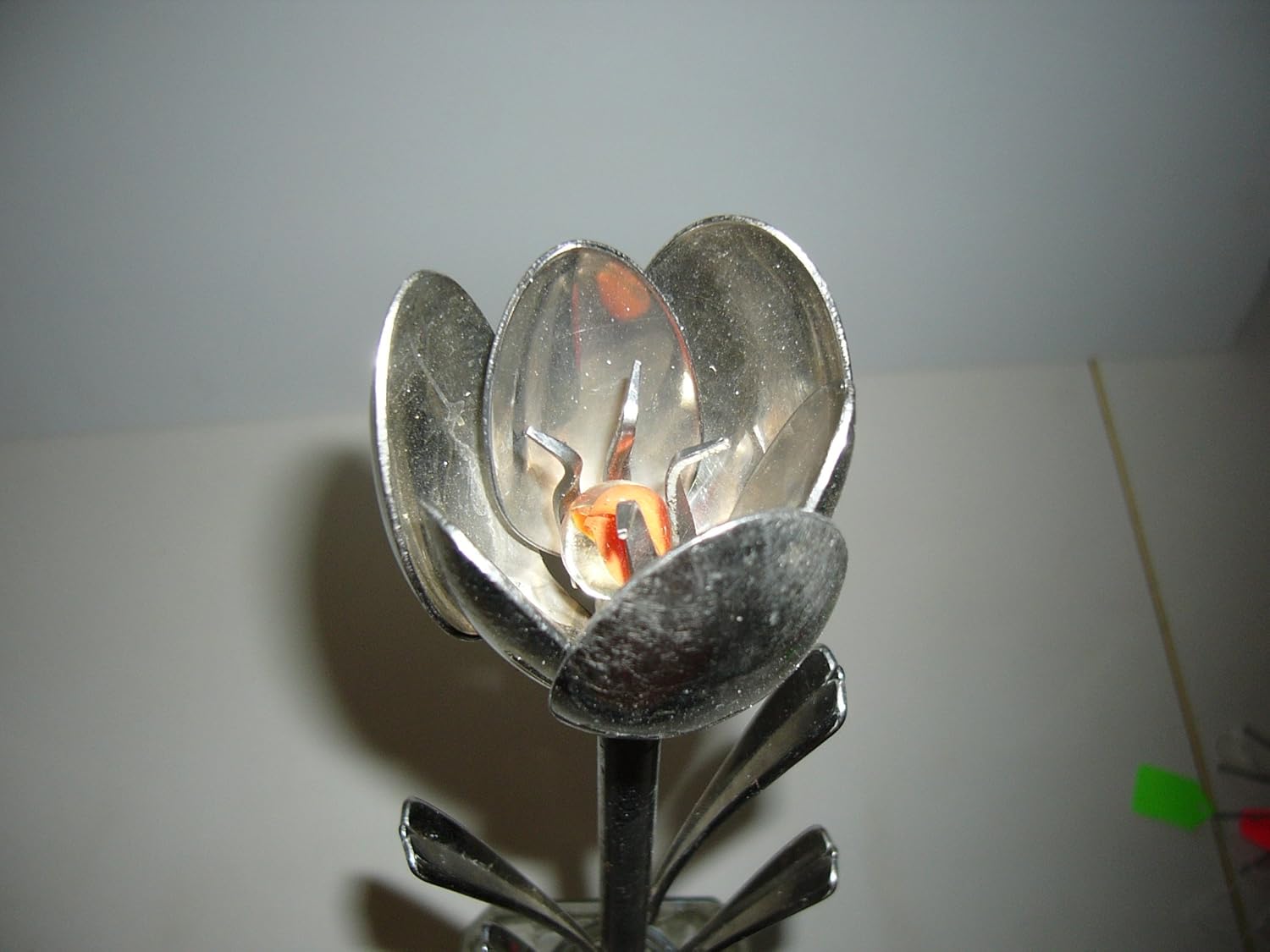 Amazon.com: Tulip, Metal Art Tulip, Recycled Silverware Flower: Handmade