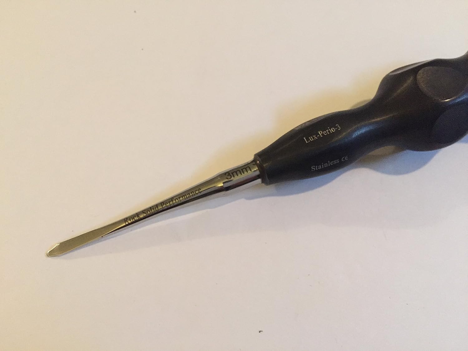 Amazon.com: Dental Luxating Elevator Periotome 3mm Straight: Industrial ...