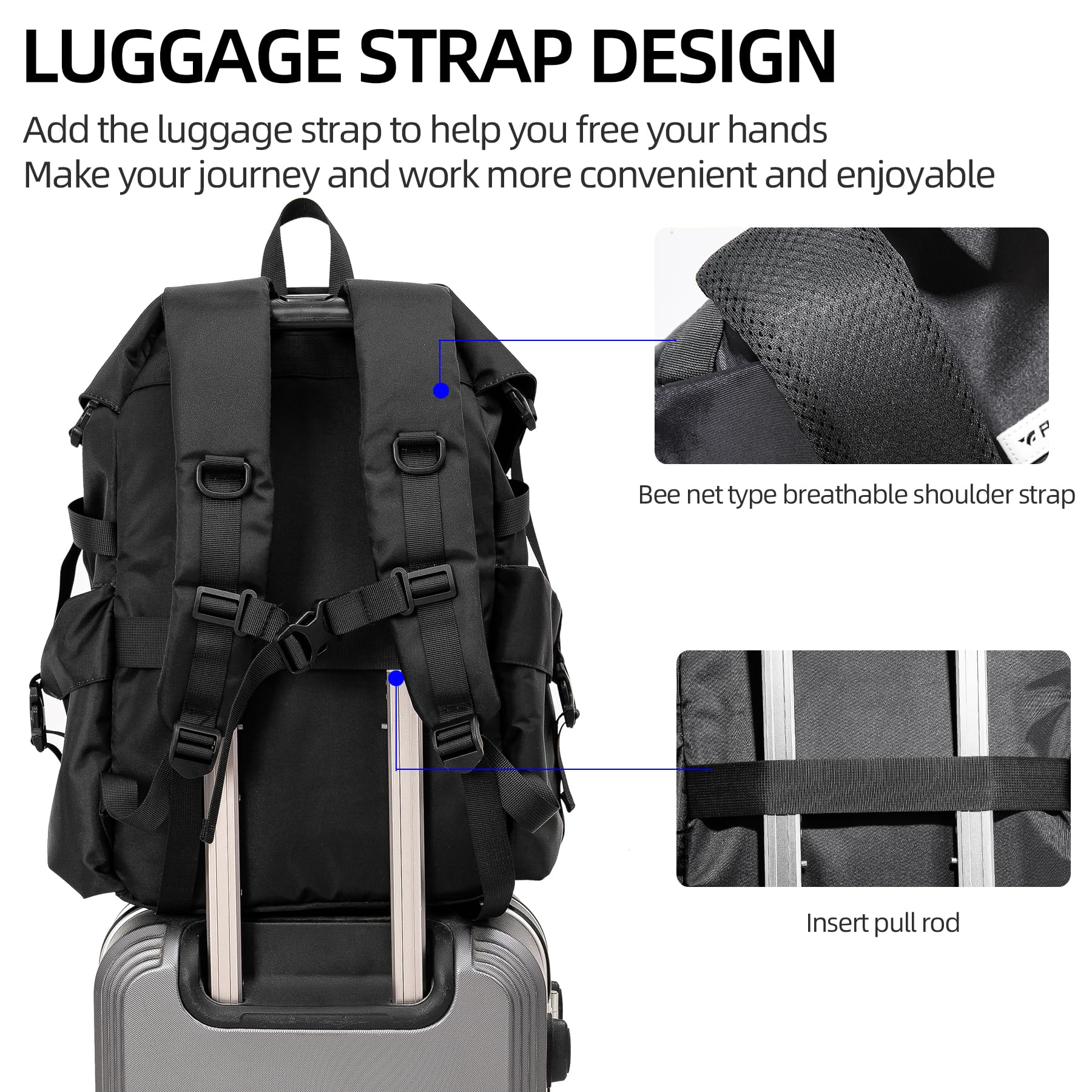 Mua FUNYAGO Backpack for Men Laptop Backpack Heavy Duty backpack Unique ...