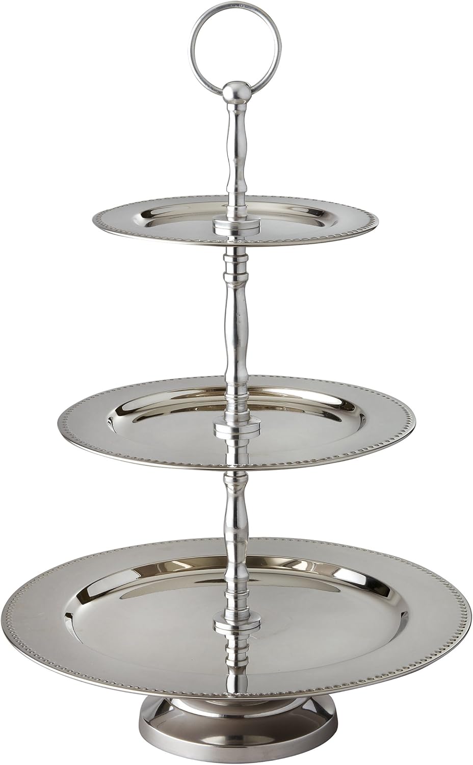 Elegant USA 3-Tier Beaded Buffet Serving Stand