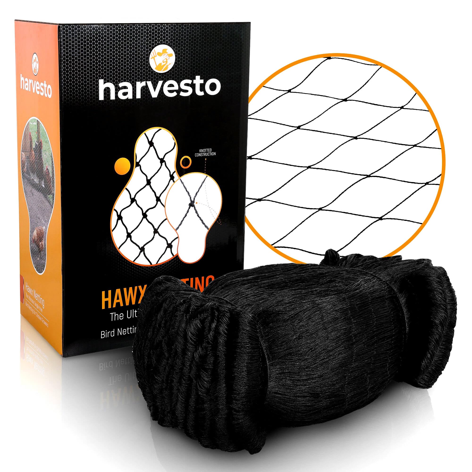 Harvesto Heavy Duty Bird Netting for Chicken Coops & Runs | Tree ...