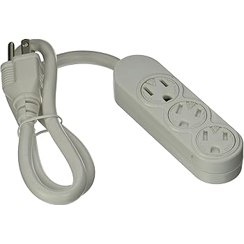 Amazon.com: FosPower 3-Outlet Mini Power Strip with 10inch Wraparound ...