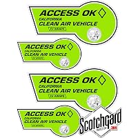 Amazon.com: California HOV Stickers 3M Paint Protection Film - 2022 and ...