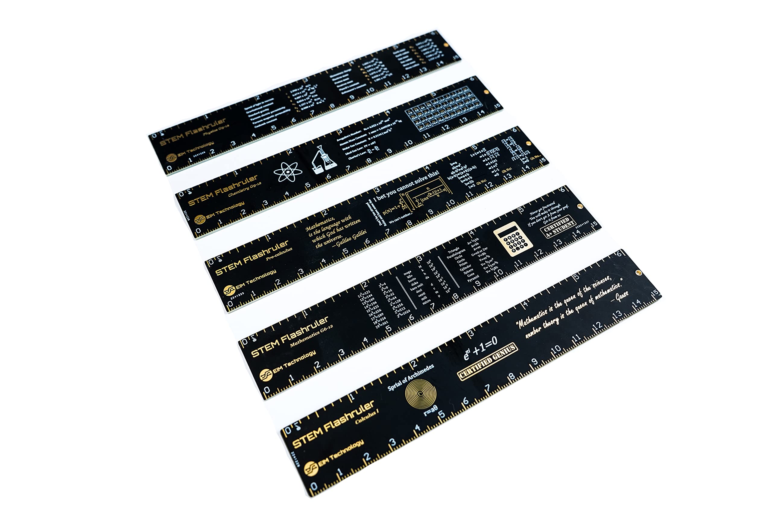 Mua EIM Technology STEM Flashrulers | PCB Ruler 6 Inch 5 Counts | 154 ...